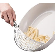 Handy Housewares Pot Strainer, Hand Held Perforated Plastic Colander ...
