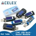 DC-DC CNC USB buck-boost power supply voltage regulator module 5V to 3.3V 9V 12V 24V desktop ...