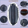 10 Pockets Crossbody Purses for Women Medium Pocketbooks Lightweight ...