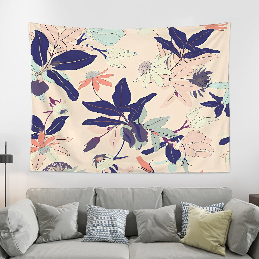 FUNOA Tapestry Plant Polyester Modernist Style Daily Decorative Cute ...
