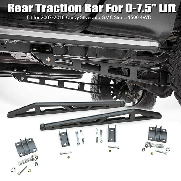 NIXFACE 0-7.5" Lift Rear Traction Bar For 2007-2018 Chevy Silverado GMC ...