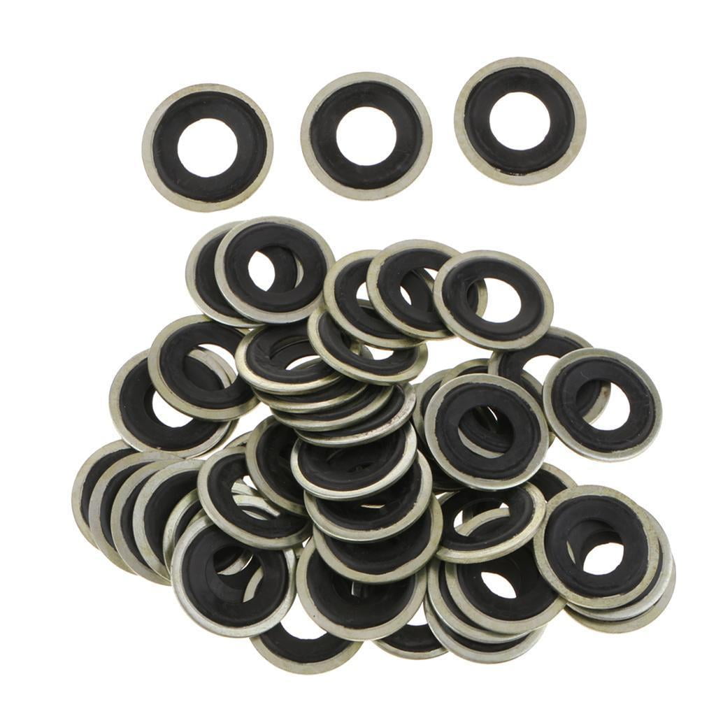 Click here for Koolsoo 50pcs/Set M14 Engine Oil Drain Plug Crush... prices