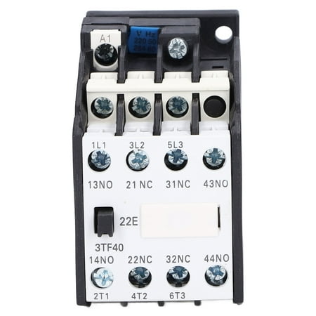 AC Contactor, 2NO+2NC 220V 50Hz 9A DIN Rail Control Contactors For ...