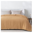 100% Cotton Yellow Blanket King Size for Bed - Breathable and Soft ...