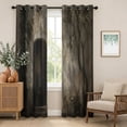 Arched Stone Doorway Blackout Curtains 84 Inches Long, Rustic ...