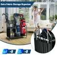 Costway Extra Large Golf Bag Storage Rack for Garage Fits 2 Golf Bags ...