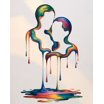 Paint by Numbers Kit for Adults -melting love- Beginner Oil Paingting ...