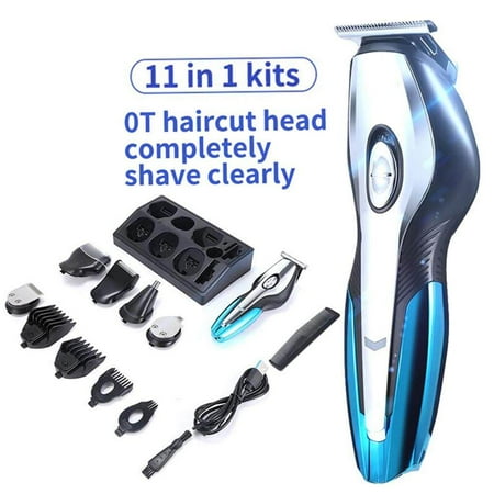 Rechargeable Electric Hair Trimmers 11 in 1 Hair Clipper Electric ...
