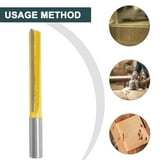 12Mm 1/2 Inch Long Rod Cleaning Bottom Router Bit Milling Cutter ...