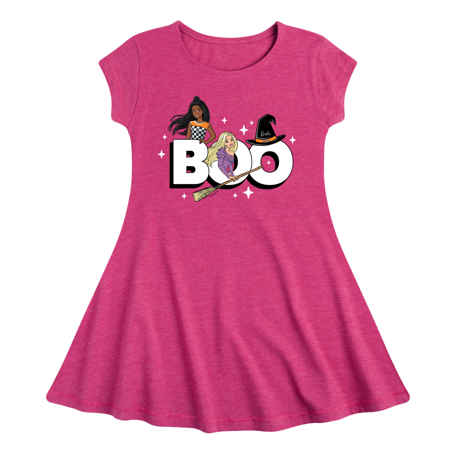Barbie - Boo Barbie Girls - Toddler And Youth Girls Fit And Flare Dress ...