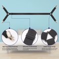 Bed Sheet Straps for Full Size Beds, 3 Pieces Adjustable Crisscross ...