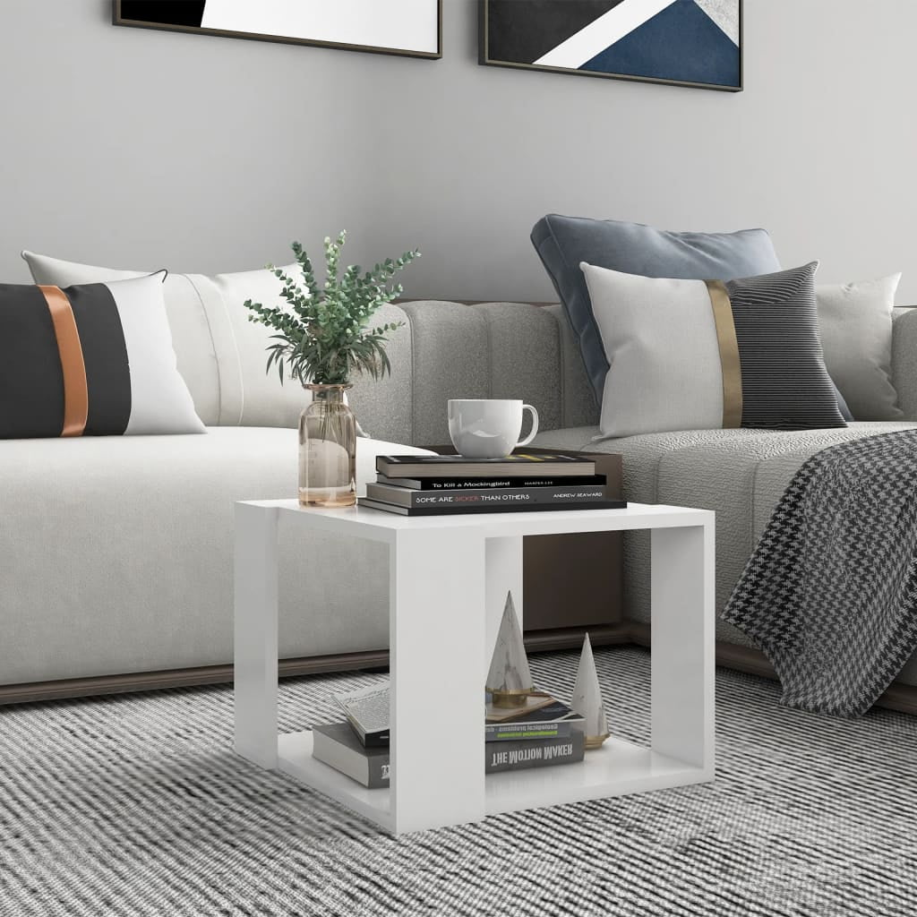 Click here for Vidaxl Coffee Table White 40x40x30 Cm Engineered W... prices