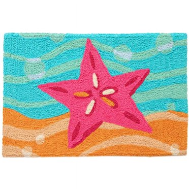 Ocean View Jellybean Accent Washable Rug 20" x 30" JB-AB085 - Walmart.com