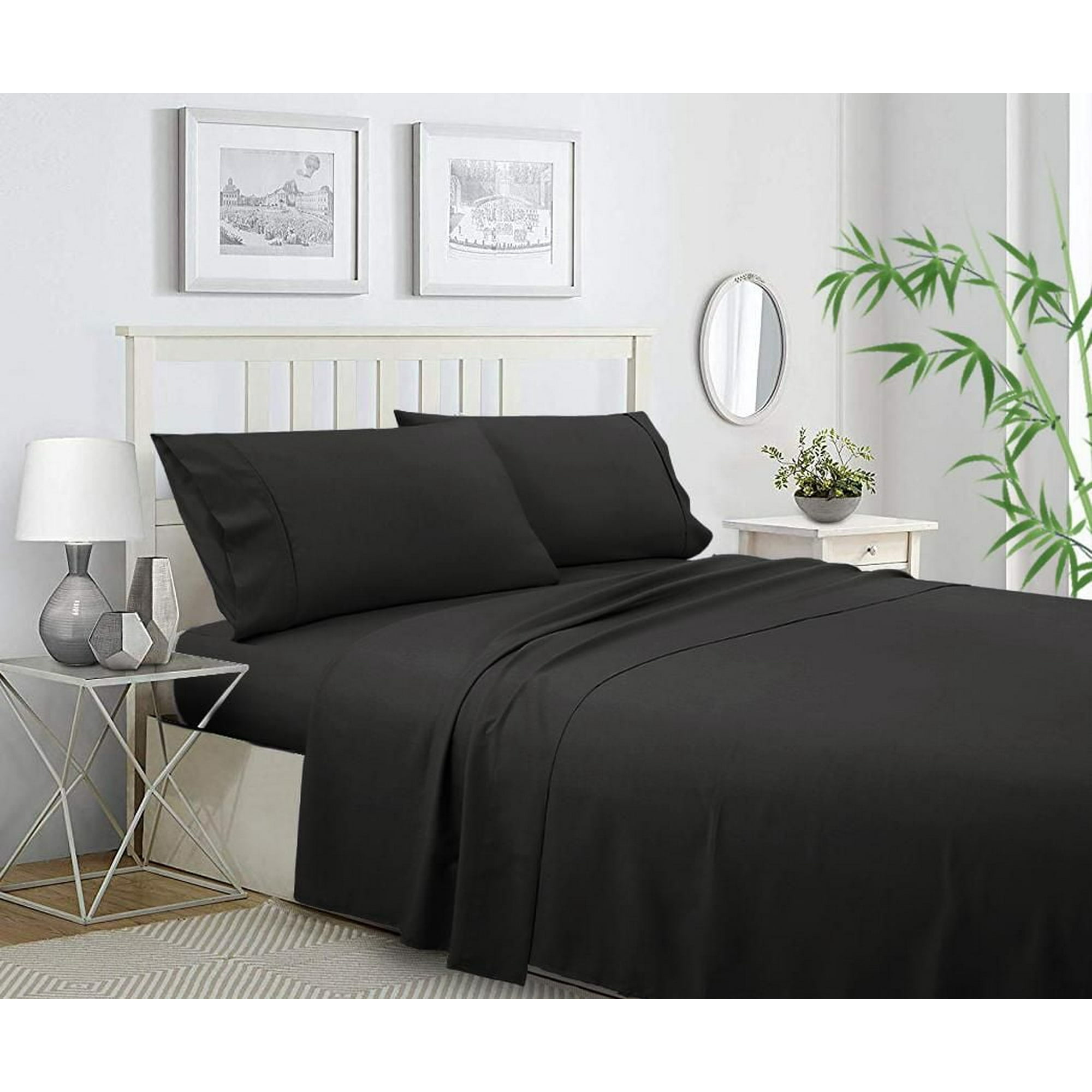 Click here for Swift Home Polyester Bamboo Blend Sheet Set prices