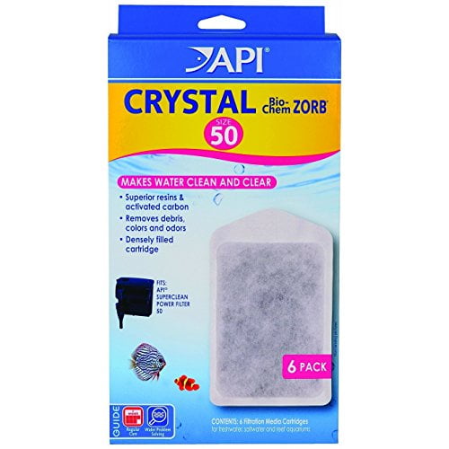 API AA7023 Crystal Bio-Chem Zorb Filter Cartridge for Aquarium 6 Pack ...