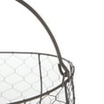 Mainstays Brown Chicken Wire Storage Basket with Moveable Handle, 4.5"H ...