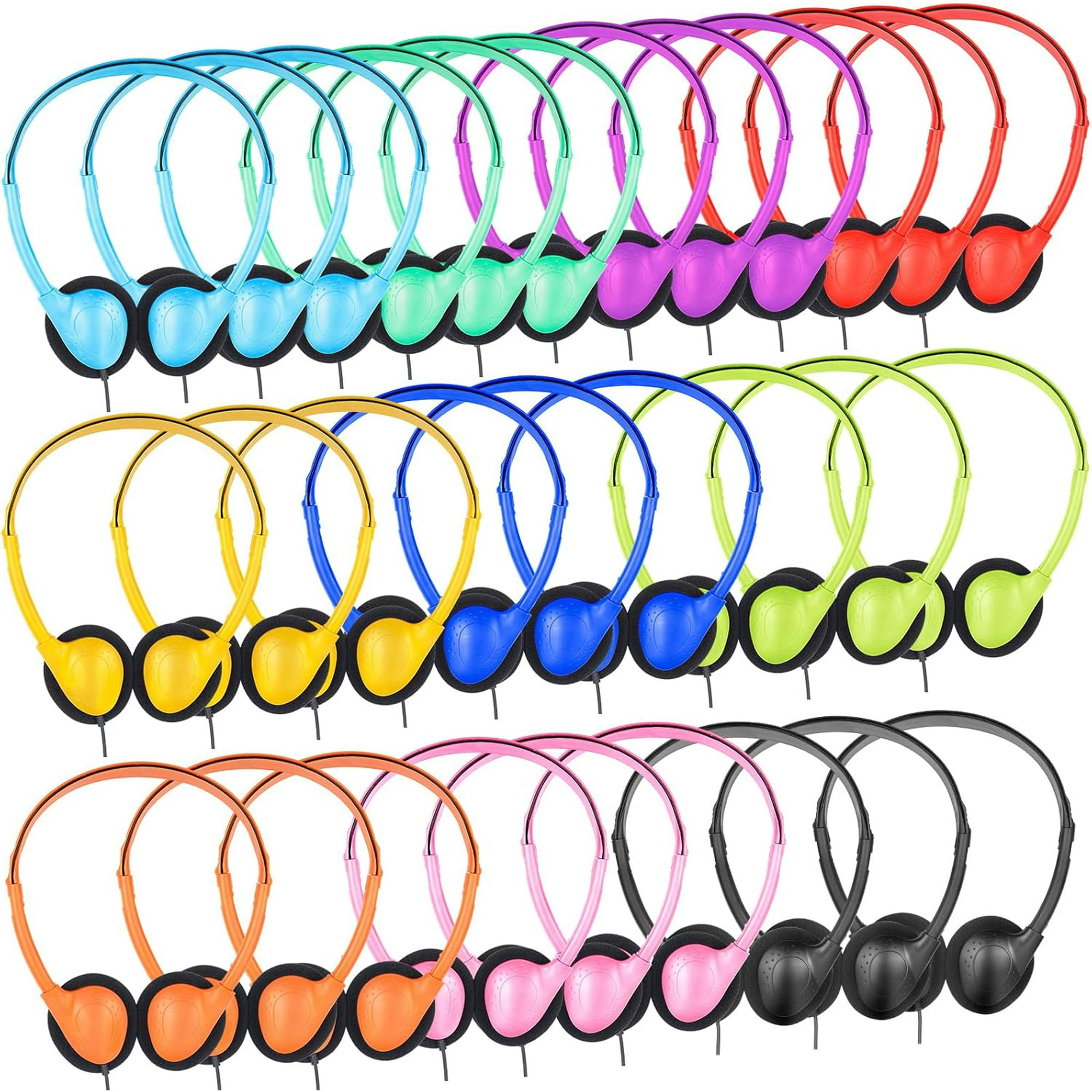 Click here for Salafire 30 Pack Kids Headphones Bulk For School C... prices
