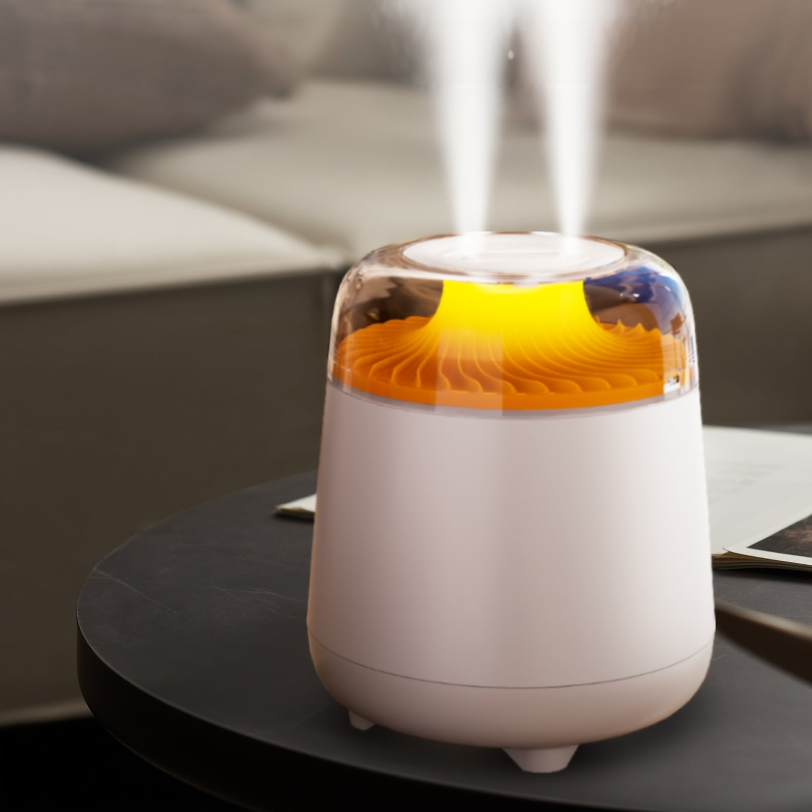 Unbranded Ultra-Quiet Dual Mist Humidifier/Usb-Operated High Fog Humidifier/Capable Of Adding Essential Oils/Functions As Both Humidifier And Diffuser