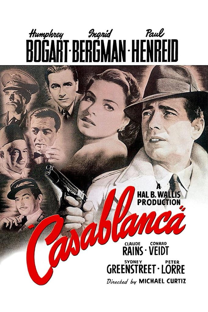 Casablanca Movie Poster 1942