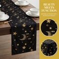 Unique Bargains Long Printed Polyester Table Runner for Decorations ...