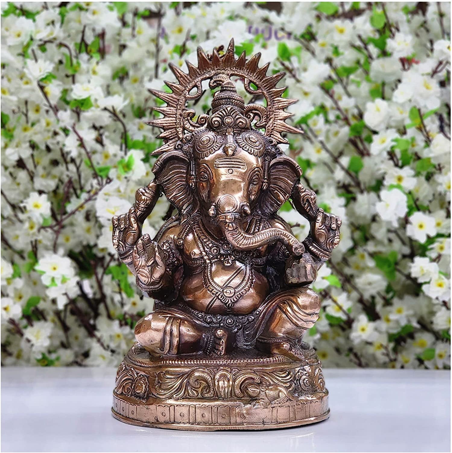 Large Ganesha Statue Bronze Ganesha Sculpture Hindu God Statue Indian ...