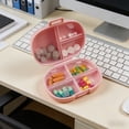 Secfreeship 7 Grids Weekly Pill Box, Moisture Proof Tablet Organizer ...