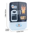 Children's Play House Simulation Refrigerator Kitchen Toys Double Door ...