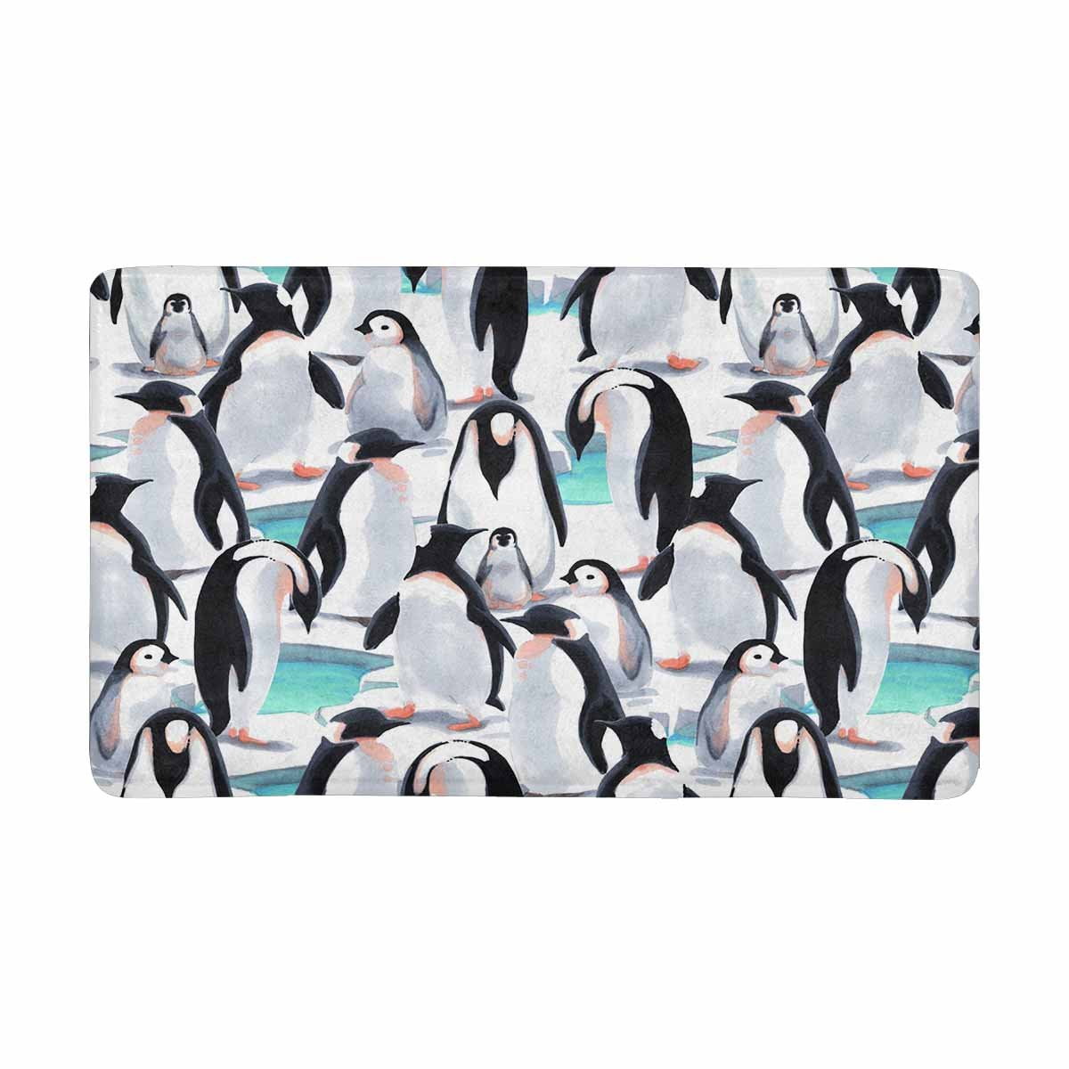 MKHERT Watercolor Penguin Funny Animal Doormat Rug Home Decor Floor Mat ...