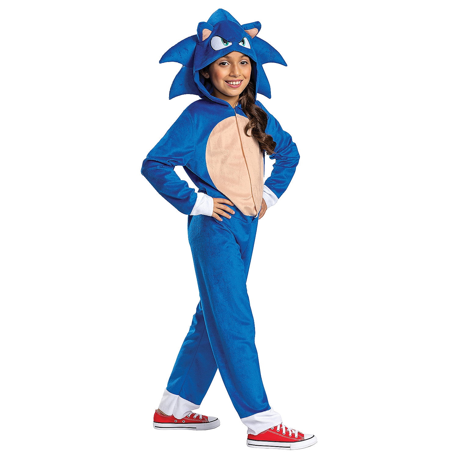 Disguise Boys' Classic Sonic the Hedgehog Jumpsuit Costume - Size 10-12 ...