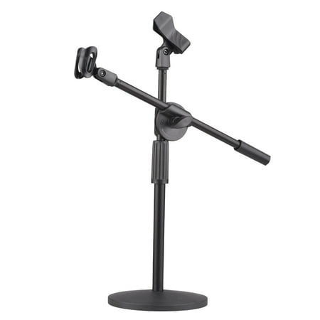 Ammoon Dual Purpose Desktop Microphone Stand with -slip Metal Base and ...