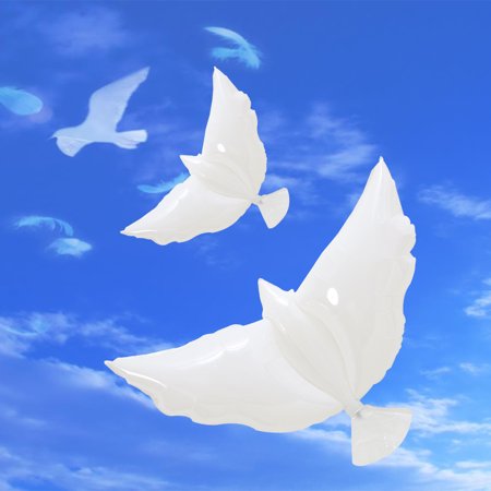 Tatum88 Peace Dove Balloons Memorial, Huge White Biodegradable Dove ...