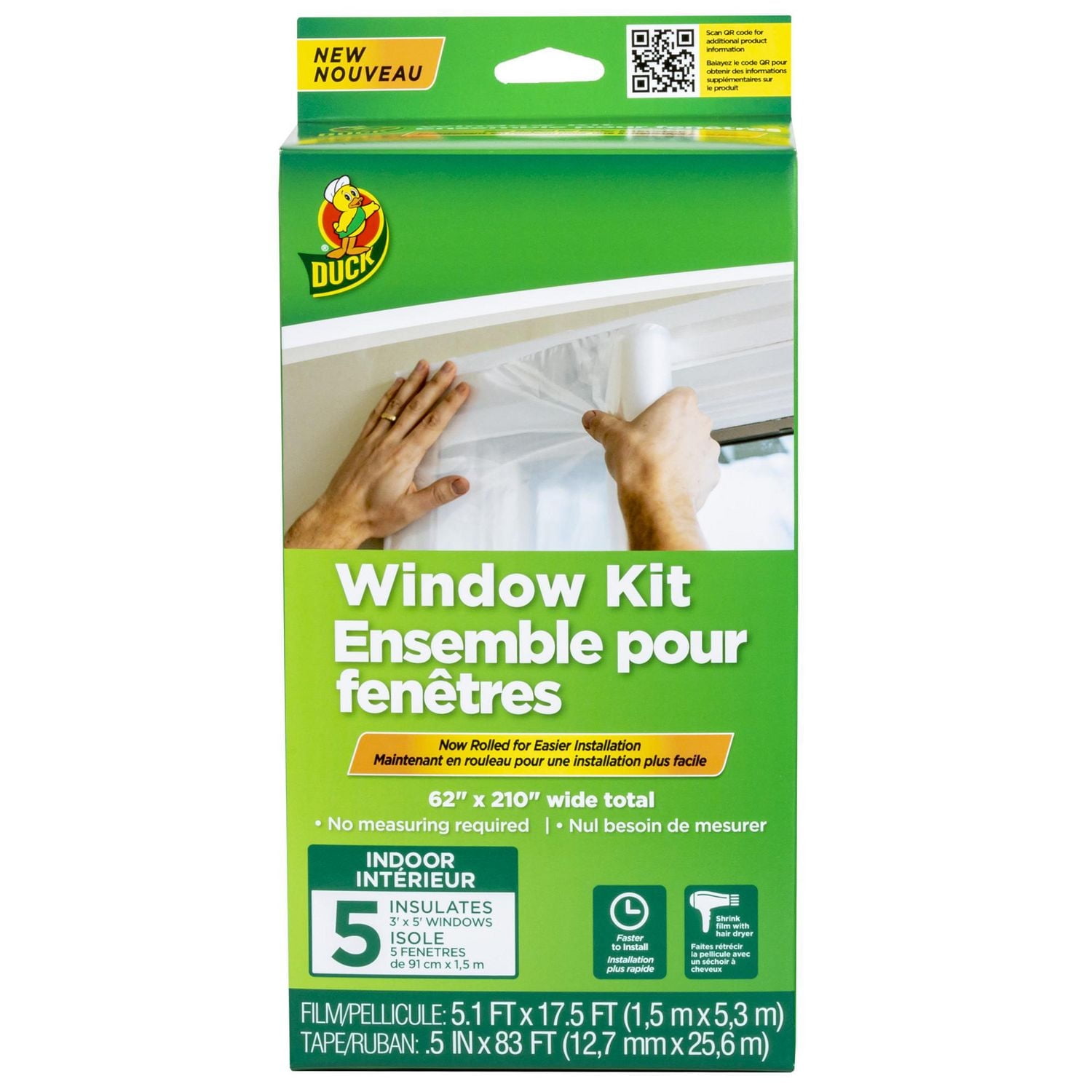 Click here for Duck Brand Rolled Window Insulation Kit- Clear  62... prices