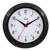 Lorell, LLR60987, 9" Round Profile Wall Clock, 1 - Walmart.com