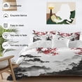 Chinese Wind Spring Mayflowers Full Size Bed Set,Watercolor Floral Art ...