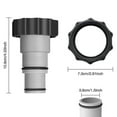 Pack Of 2 A Series Hose Adapter With Threaded Collar And Sealing Rings ...