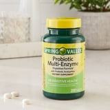 Spring Valley Probiotic Multi-Enzyme Digestive Formula Tablets for ...