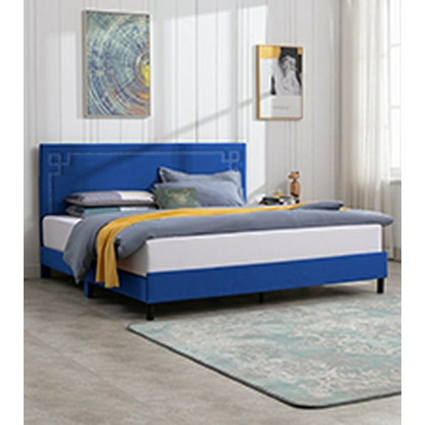 Navy Blue Bed Frames