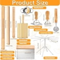 10pcs Pasta Making Tools, Wood Pasta Making Kit with ,Rolling Pins ...
