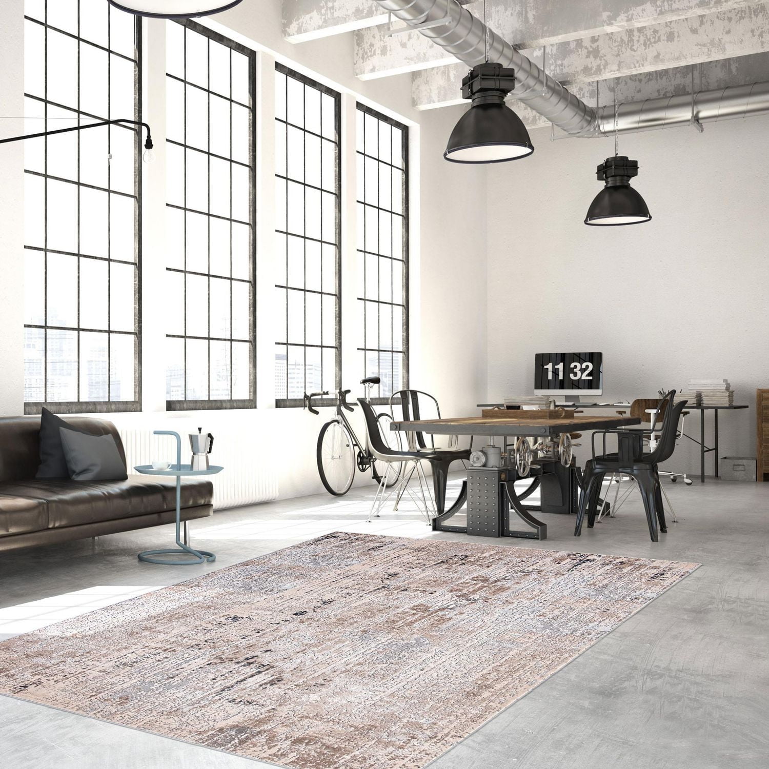 Click here for Ecarpet Ethan Taupe Rug 4 Ft. X 6 Ft. prices