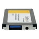 StarTech 1-Port Flush Mount ExpressCard SuperSpeed USB 3.0 Card Adapter ...