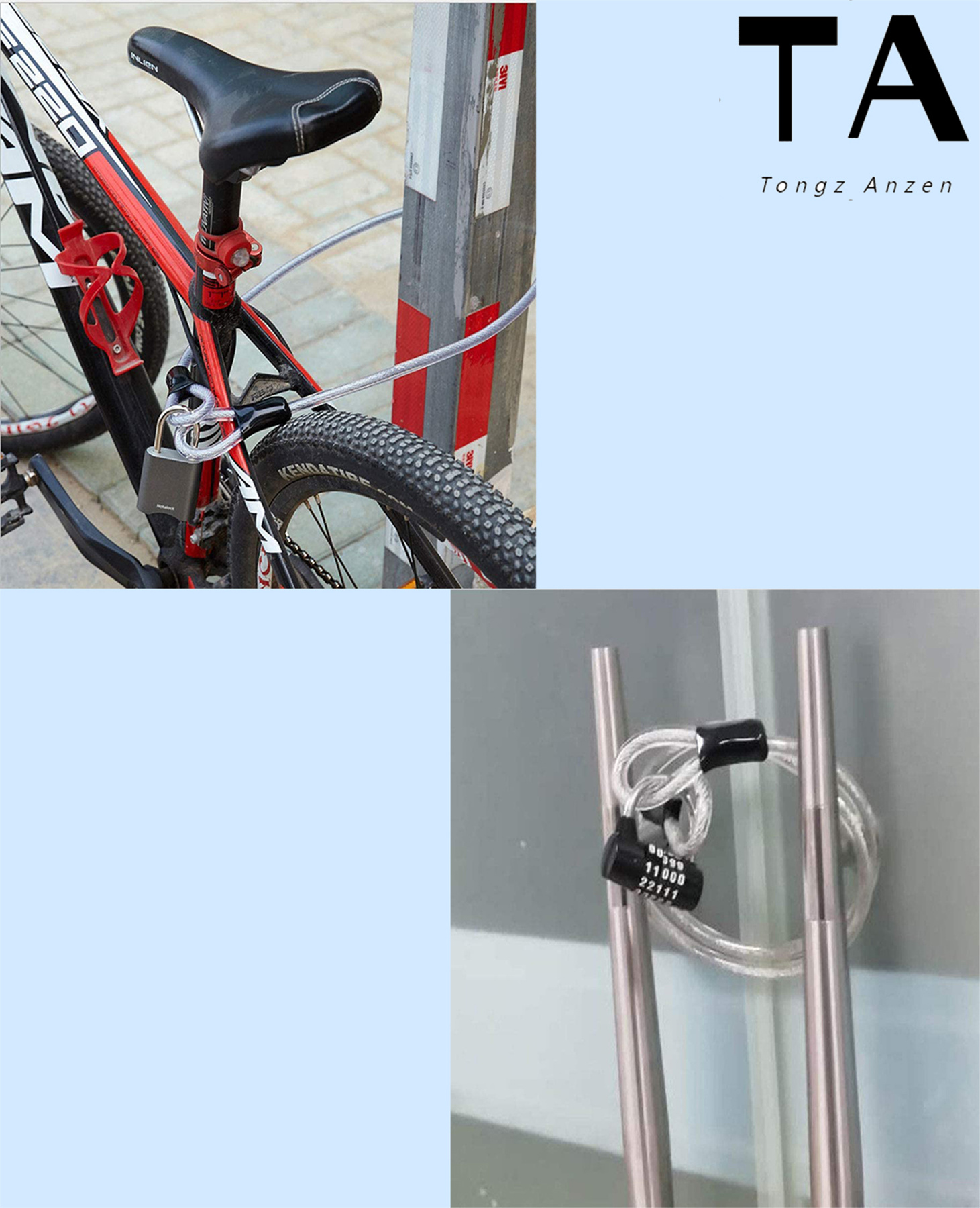 Cable Flexible Lock - Walmart.com