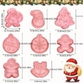 8-Piece Festive Christmas Cookie Biscuit Cutters Pastry Cutters Pattern ...