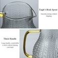 Tehan Wheat Ears Glass Pitcher, 1600 ml Heat-Resistant Borosilicate ...