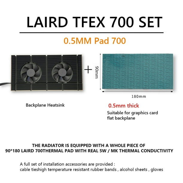 Radiador De Placa Posterior De Gpu GPU Backplane Radiator para RTX 3090 ...