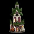 Northlight 22.75" LED Haunted House Decoration with Ghost & Spiders ...