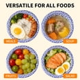 50 20-ounce paper bowls, disposable heavy-duty bowls, leak-proof, cut ...