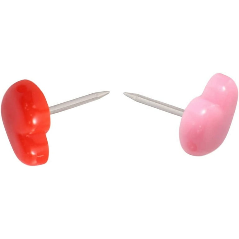 Heart Push Pins For Travel Map Heart Shaped Pin Board Heart Thumb Tacks