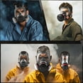 Full Face Gas Mask, Gas Masks Survival Nuclear and Chemical with 40mm ...