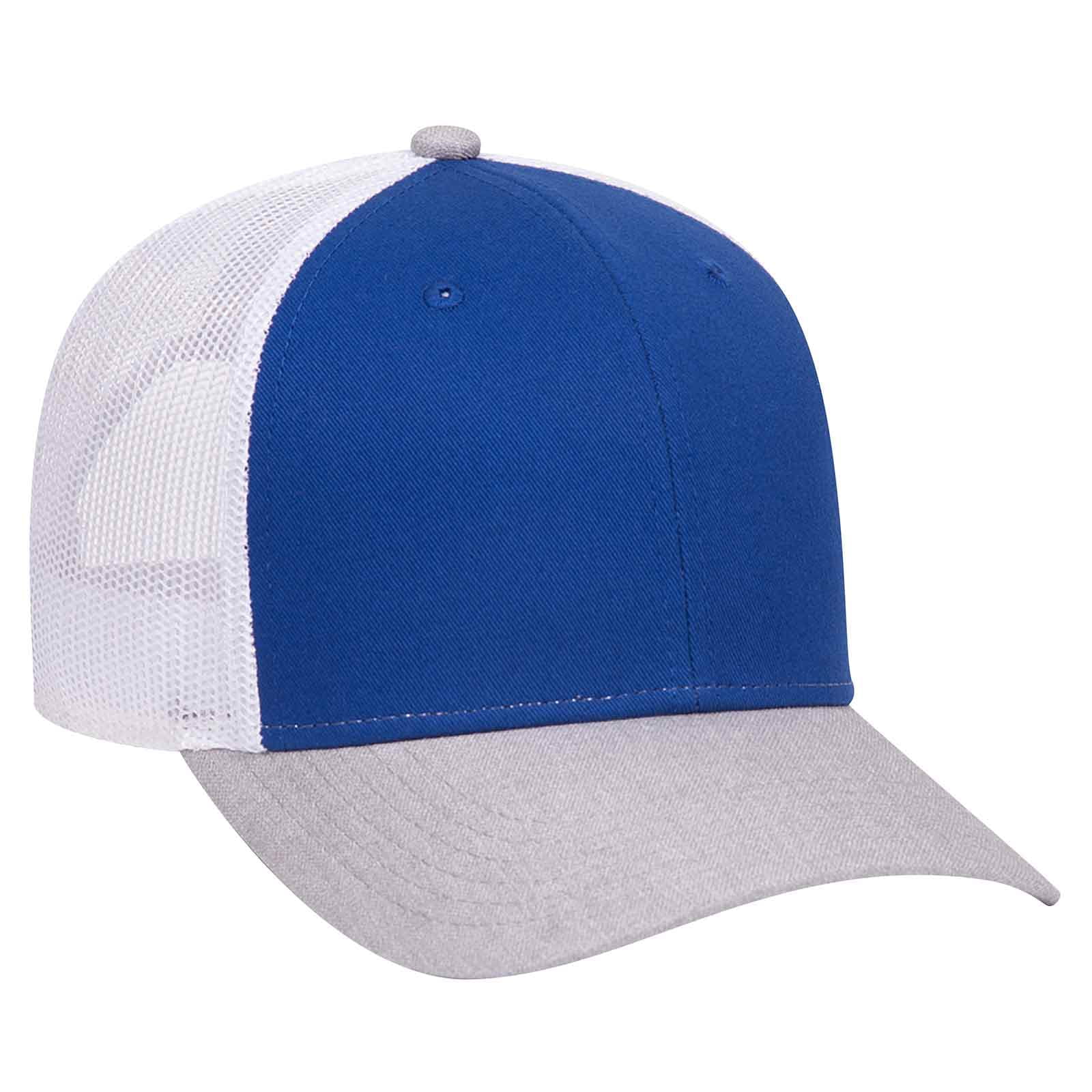 OTTO CAP 6 Panel Low Profile Mesh Back Trucker Hat - Walmart.com