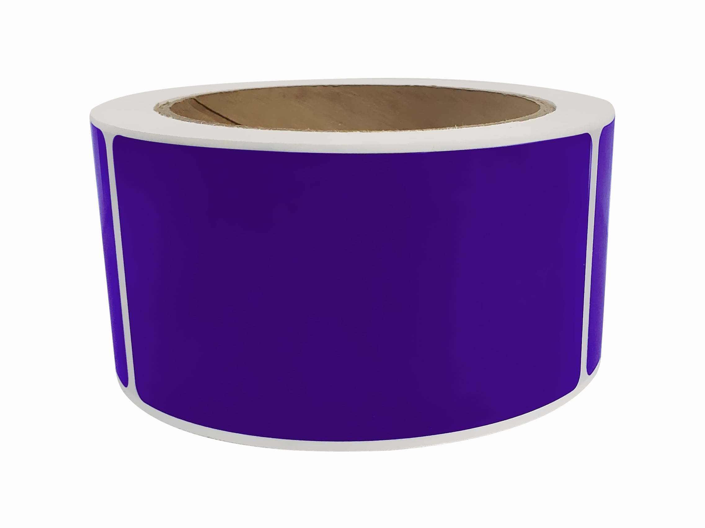 Royal Green Blank Rectangular Labels 4x2 Sticker Roll (7.5cm x 2.5cm ...